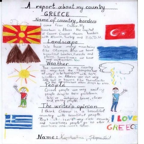 A report about my country - Greece | PPTX