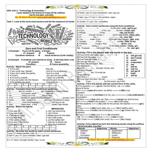 2 as unit 3 technology & innovation & if type 0 & suffixes.pdf