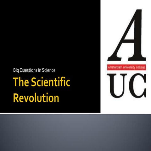 3 The Scientific Revolution | PPT