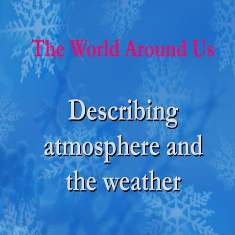 2 atmosphere&the weather vocab. | PPT