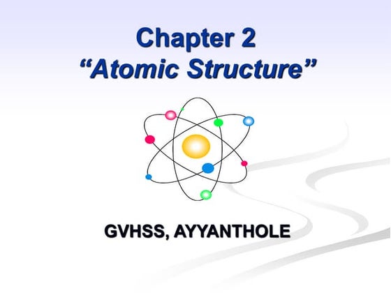 The development of the atomic structure | PPT