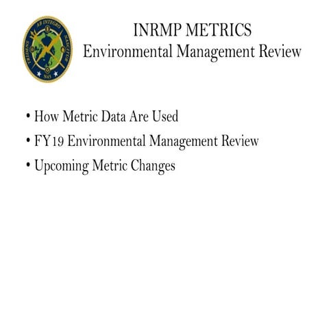 OPNAV Update Part 2: Metrics and EMR | PPT