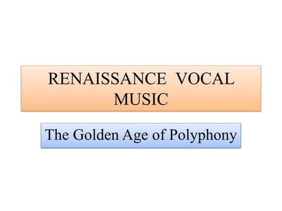 Famous composers of the renaissance period | PPTX