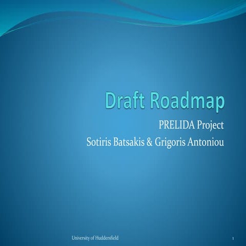 PRELIDA Project Draft Roadmap | PPTX | Databases | Computer Software ...