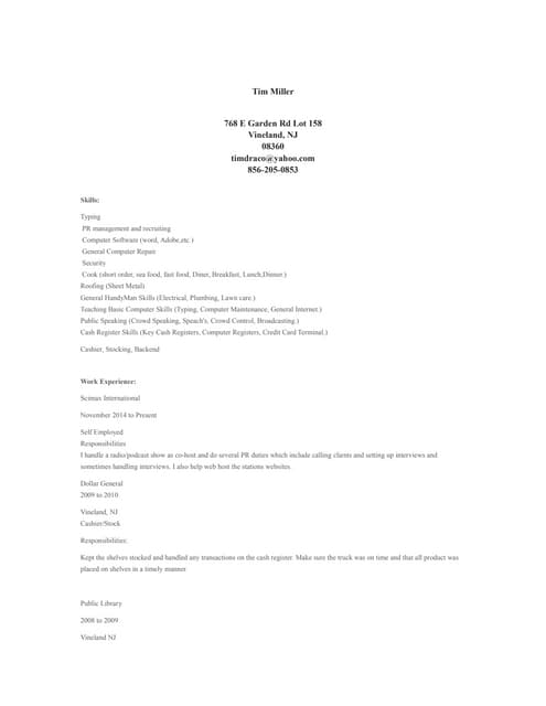 James Vukelich's Resume | PDF