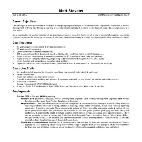 Resume | DOC