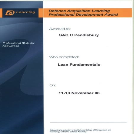 Lean Fundamentals | PDF