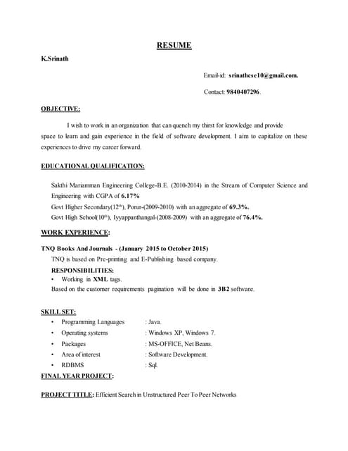 raushan resume | PDF