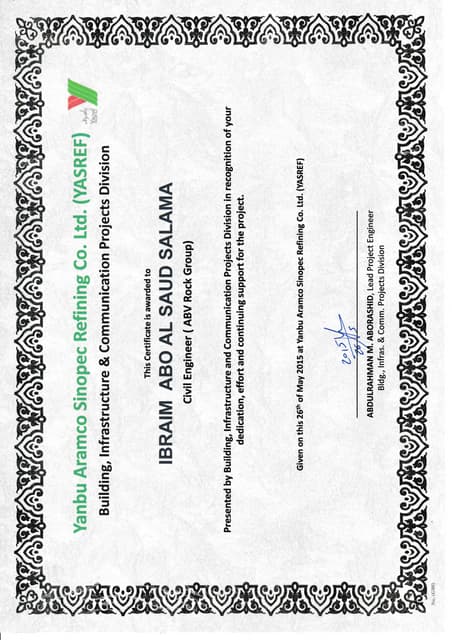 EY certificate | PDF