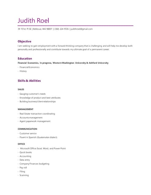 elysewilkresume2017 | PDF