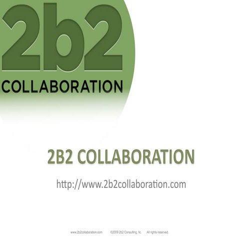 2b2 Collaboration Introduction | PPT