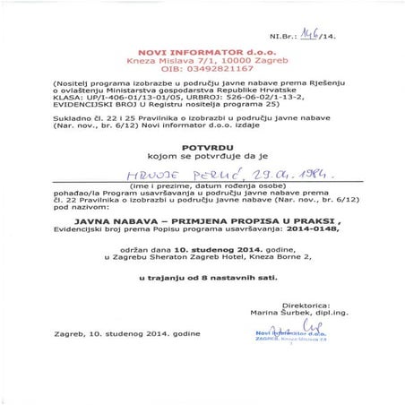Javna nabava | PDF