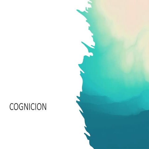 psicología tema de lo que es cognición y emociones | PPTX
