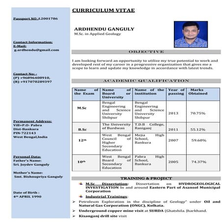 ardhendu ganguly 2016 | PDF