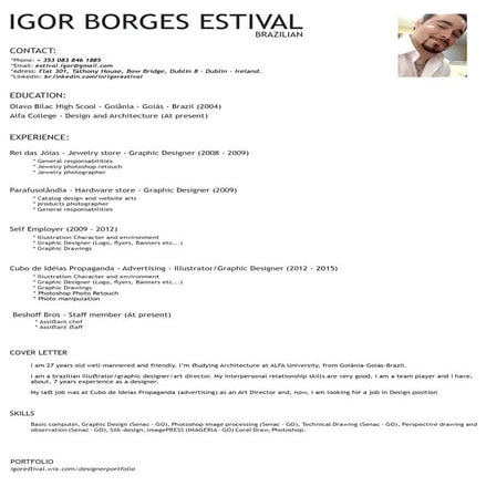 Resume - Igor - EN | PDF