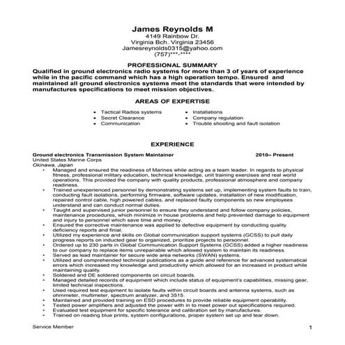 Resume 7 | DOCX