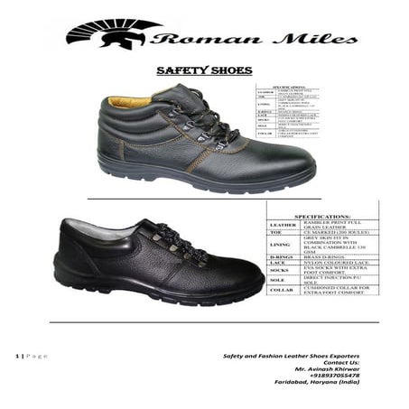 Safety Shoes | PDF