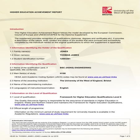 hear eng bsc | PDF | Undergraduate Education | College Education