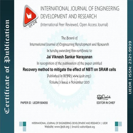 Certificate of Publication | PDF