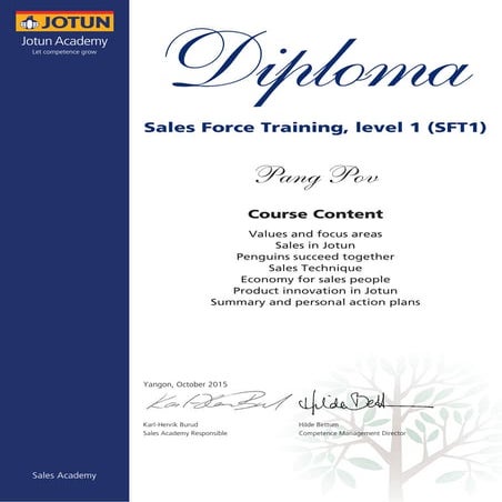 SFT 1-PANG POV | PDF