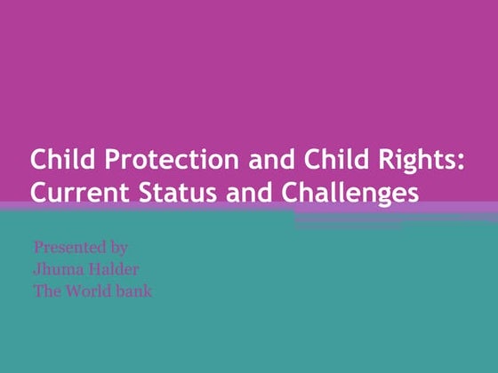 Module 01 introduction to child rights | PPT