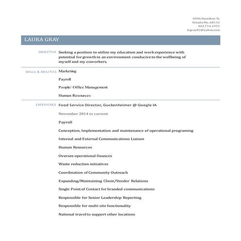Liz Carr Resume 5-2-16 | DOCX