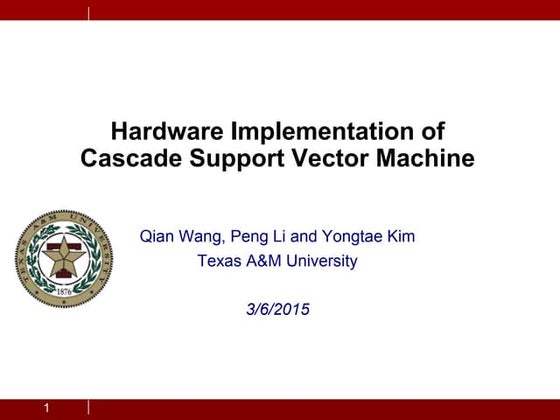 Support vector machines (svm) | PPT