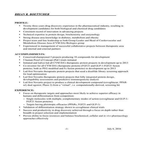 BRB_resume_July2016 | PDF