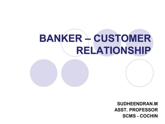 Banker customer relationship banking | PDF | Home Financing | Personal Debt