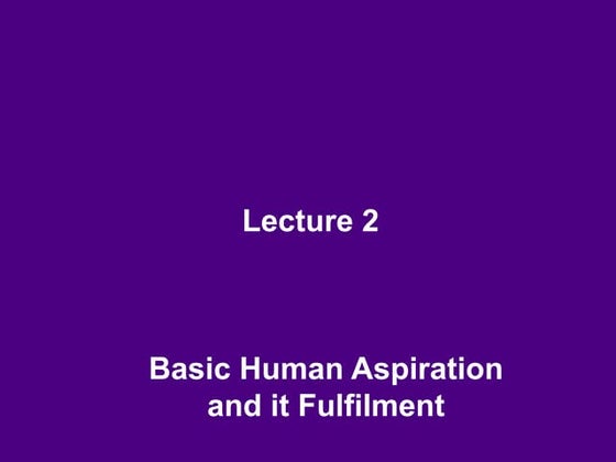 Ind 3 Basic Human Aspirations _ their Fulfilment v1.ppt