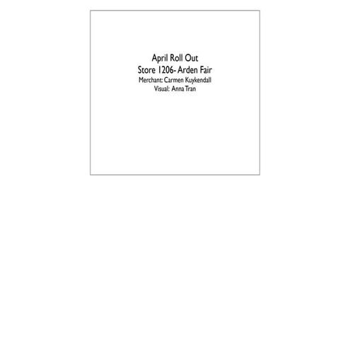 April1 2015 Roll Out | PDF