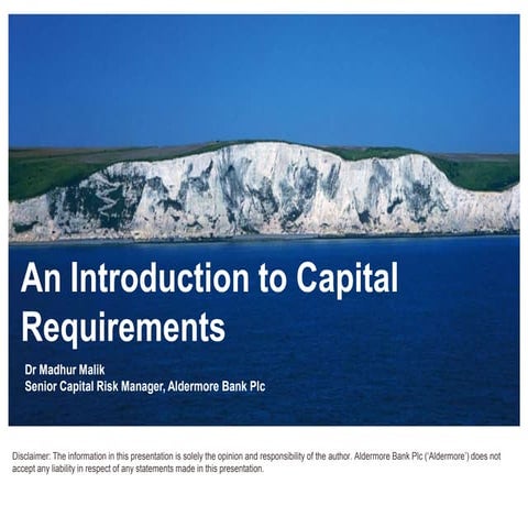 An Introduction to Capital Requirements | PPTX