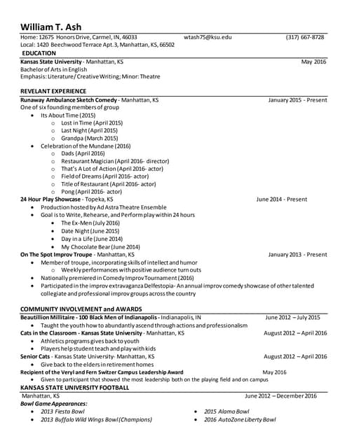 Nick Relic Resume (2) | DOCX | Resume Writing and Advice | Job Search