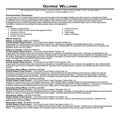George Williams Resume | PDF