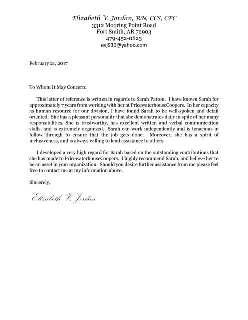 Reference letter for Terry Knight | DOCX