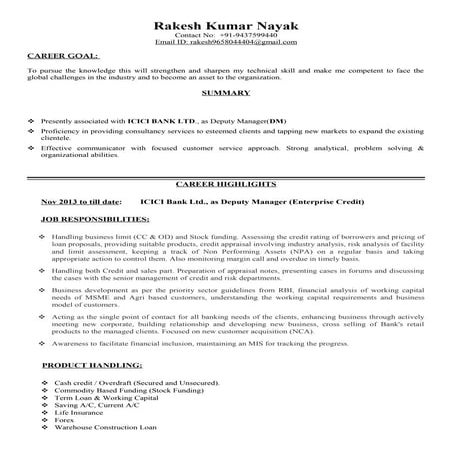 Rakesh Nayak. 06-11-2015 | DOC