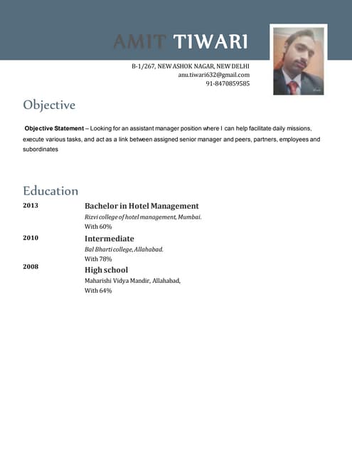 RESUME YOGENDRA. | PDF