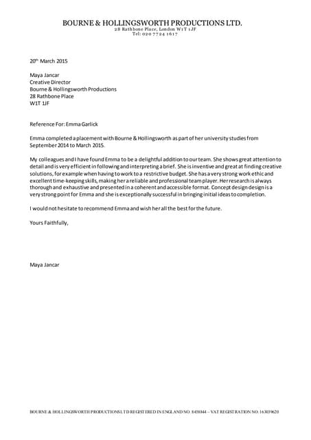 REFERENCE LETTER OLIVER WHERLOCK GB | PDF