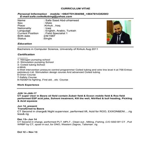 Deepak Yadav Resume | DOC