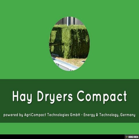 AgriCompact Technologies GmbH HAY DRYERS COMPACT | PDF
