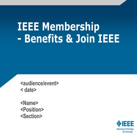 2_Benefits of IEEE Membership and Join IEEE.ppt