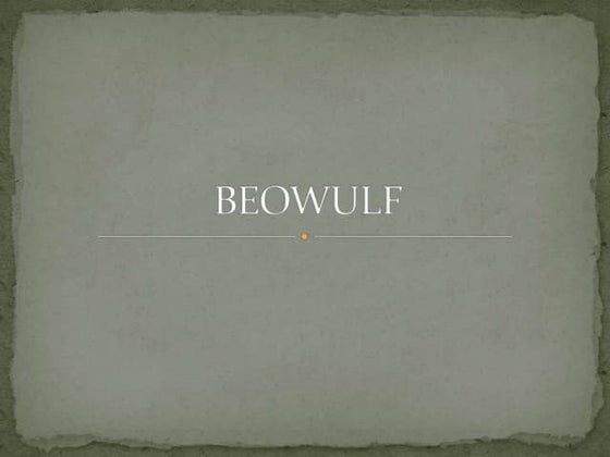 Beowulf: The Battle with Grendel | PPTX