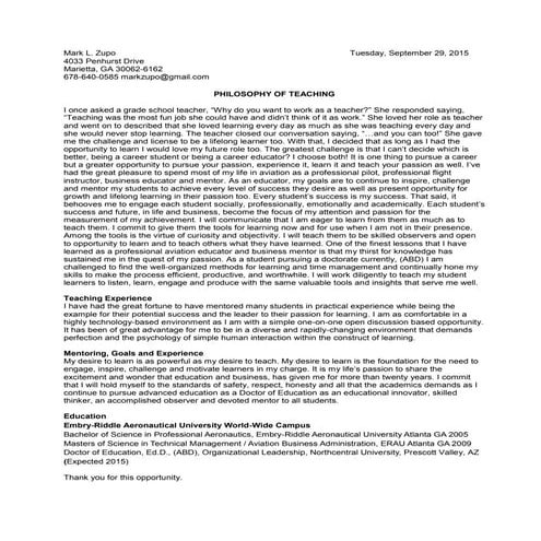 My Teaching Philosophy | DOCX