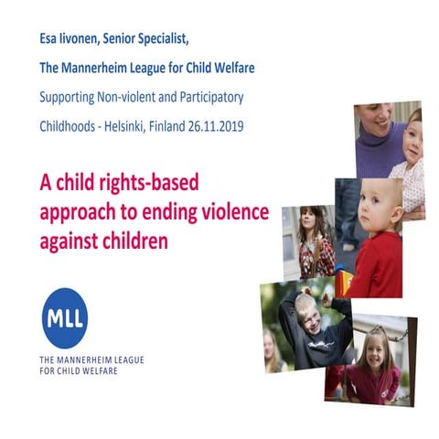 Esa Iivonen: A child rights-based approach to ending violence against ...