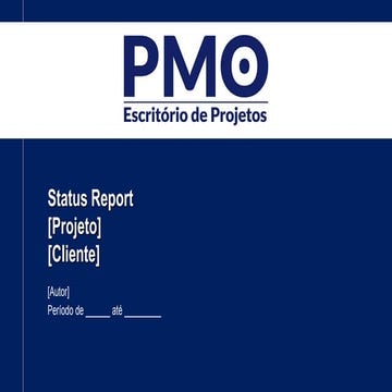 Modelo de Status Report do Projeto (pronto PMBOK) | PDF