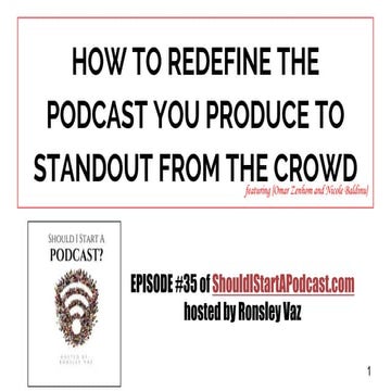 Alex Coleman Kime Breaks Down Podcasting 5 Tips to Launch Your Show.pptx