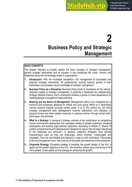 Bsci Strategic Management Maturity Model | PDF