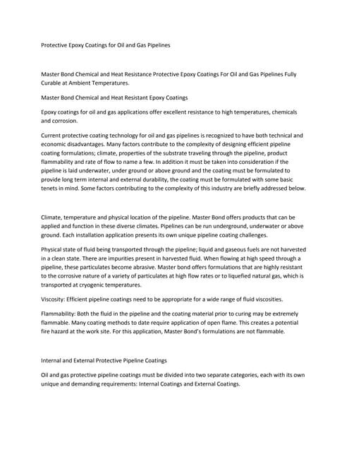 PC Nov 2013 Internal Coating | PDF | Chemistry | Science