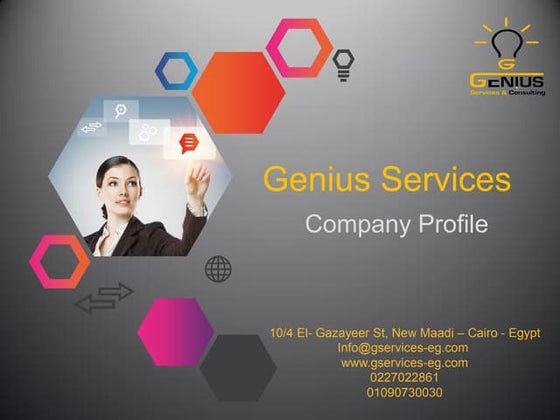 Genius Services presentations