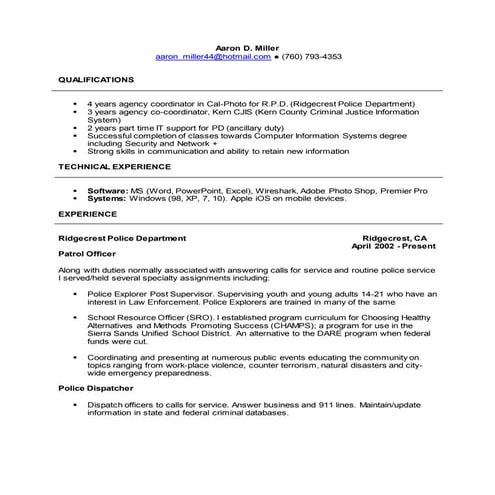 Resume Justin Mattke 020816 | DOCX